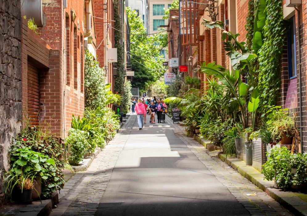Greening laneways | City of Melbourne