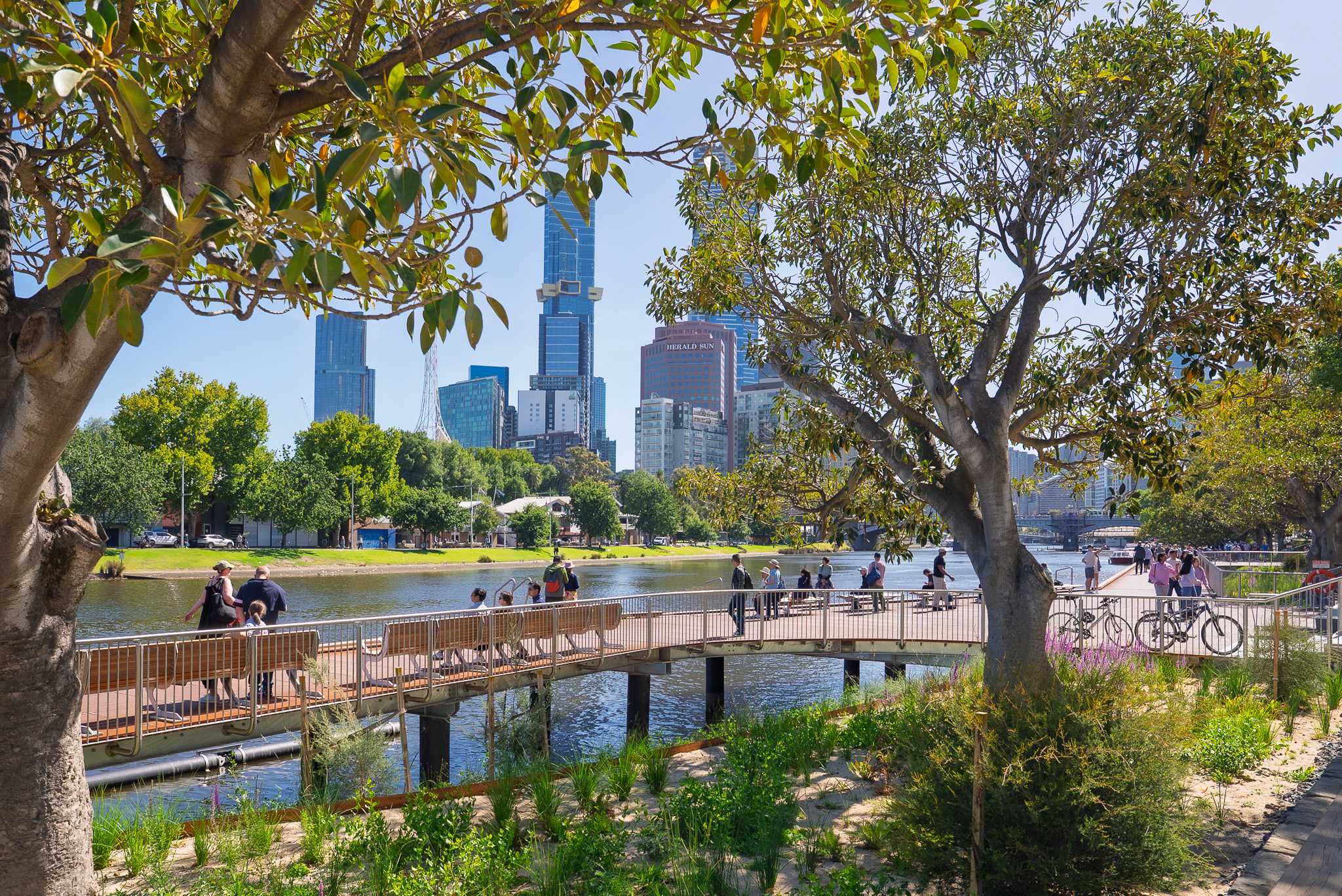 Greenline is a beautiful new way to the Australian Open | City of Melbourne