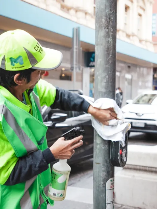 Waste signage | City of Melbourne